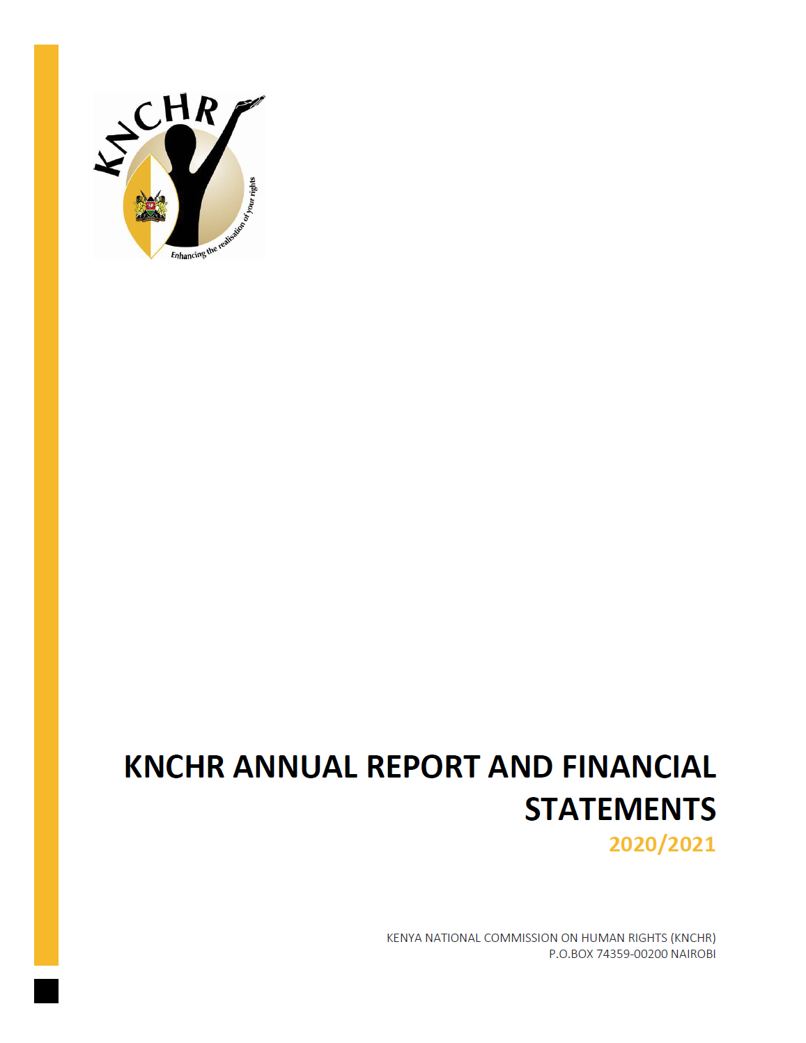 Kenya National Commission on Human Rights > Publications > Annual Reports